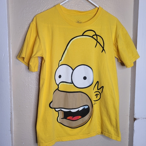 Universal | Shirts | Universal Studios Homer Simpson Yellow Tshirt Size ...